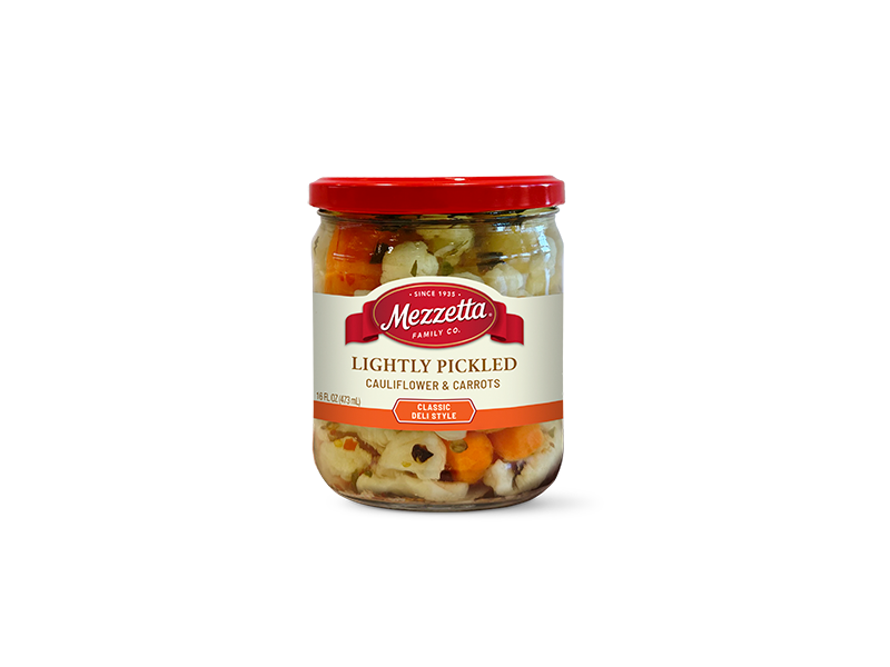 Lightly Pickled Cauliflower + Carrots, Classic Deli Style – Mezzetta