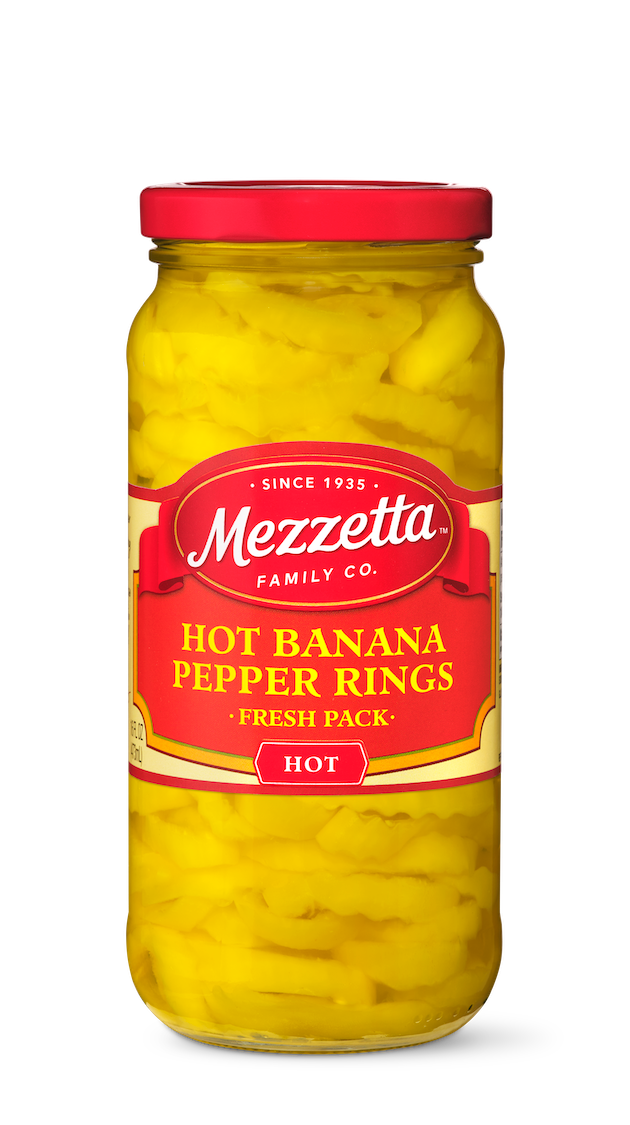 Hot Banana Pepper Rings – Mezzetta